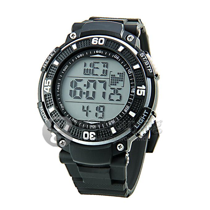 SHHORS 789 LED Rubber Band Digital Sport Quartz Wrist Watch for Man