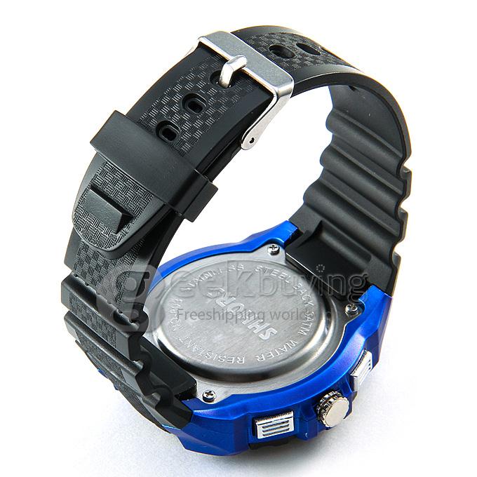 SHHORS 803 LED Rubber Band Analog-Digital Sport Quartz Watch for Man
