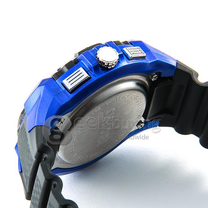 SHHORS 803 LED Rubber Band Analog-Digital Sport Quartz Watch for Man