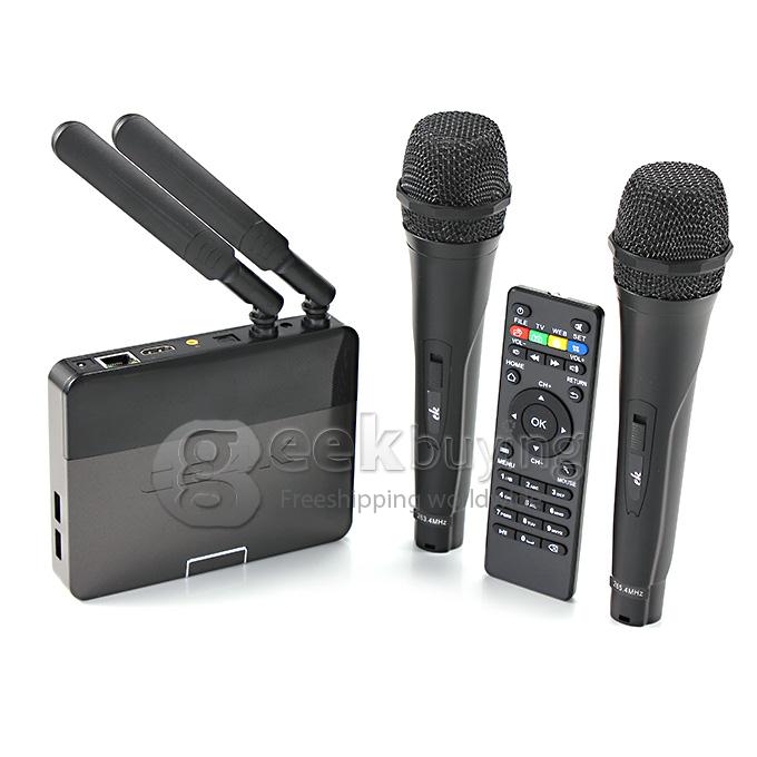 Karaoke CS4K RK3288 Android 4.4 TV BOX 2.4G/5G WIFI 5.0mp Camera