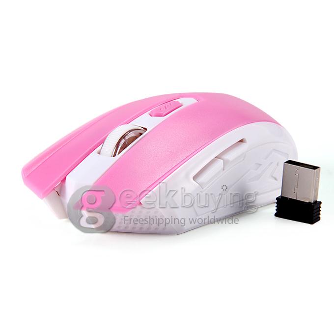 Wireless 2.4GHz 800/1600/3200DPI USB Optical Mouse for Mac Windows