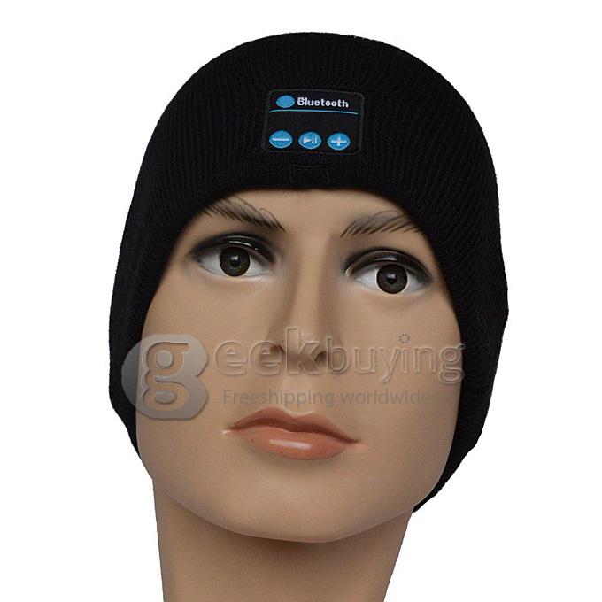 Unisex Winter Wireless Bluetooth Knit Hat Music Cap Hands-free Call