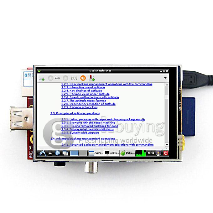 3.5 inch Touch Screen TFT LCD 320*480 Designed for Raspberry Pi RPi 2