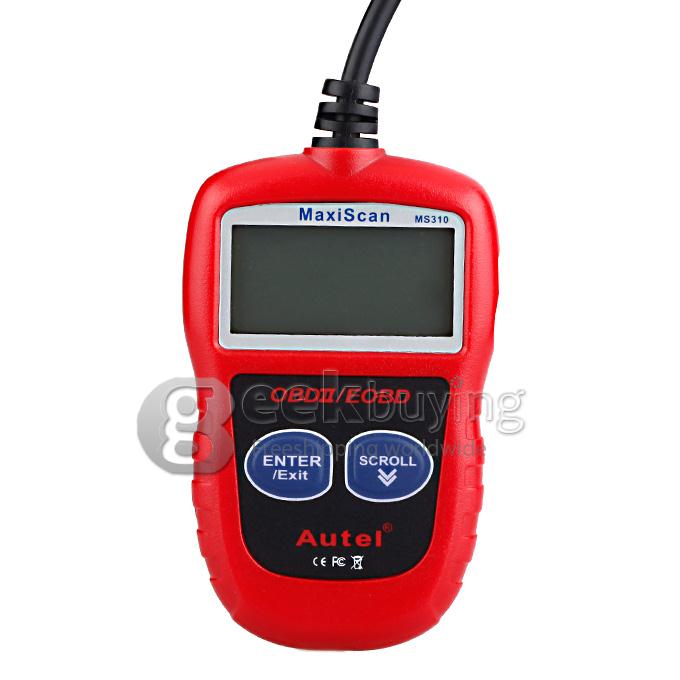 MS310 2" LCD OBDII / EOBD Code Reader Auto Diagnostic Scanner
