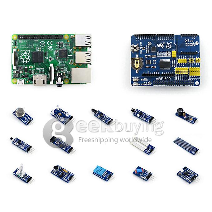 RPi Model B+ (Package D) Accessory Kits ARPI600 + MQ-5 Gas Sensor