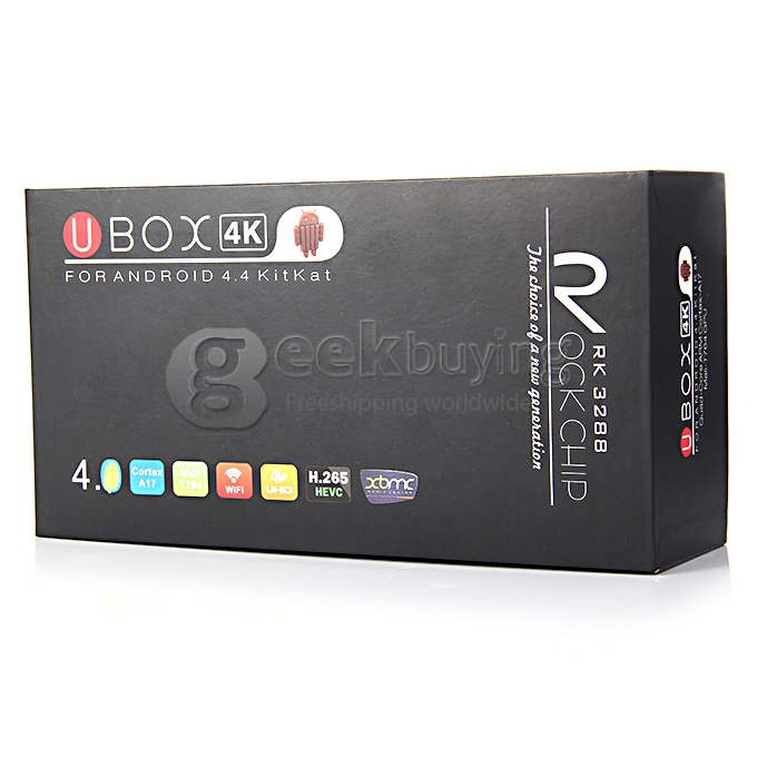 Ubox R89 RK3288 Qaud Core Andriod 4.4 TV Box 2G/16G 802.11AC WIFI