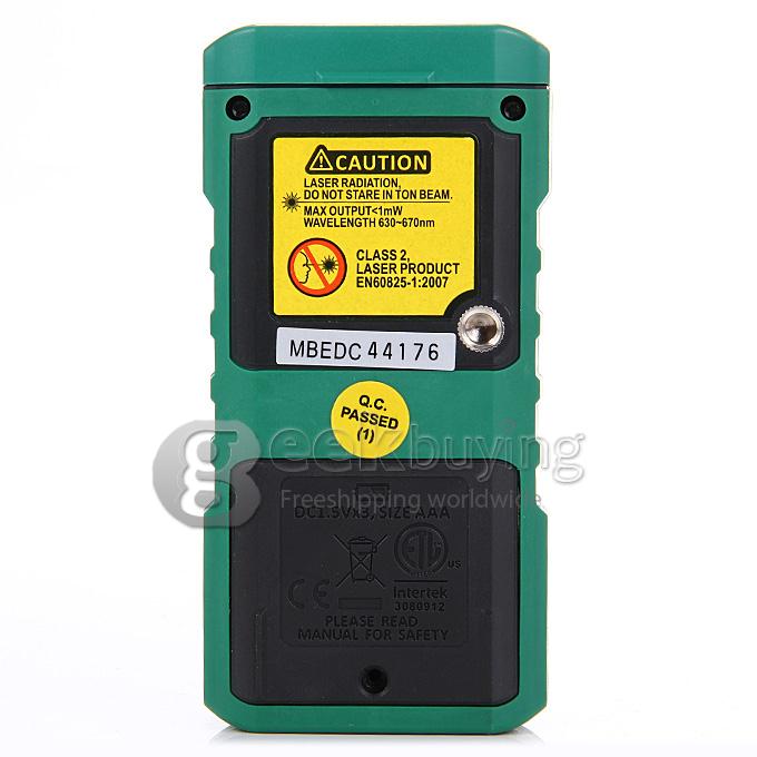 MASTECH MS6416 60m Laser Distance Meter Rangefinder Tape Measure