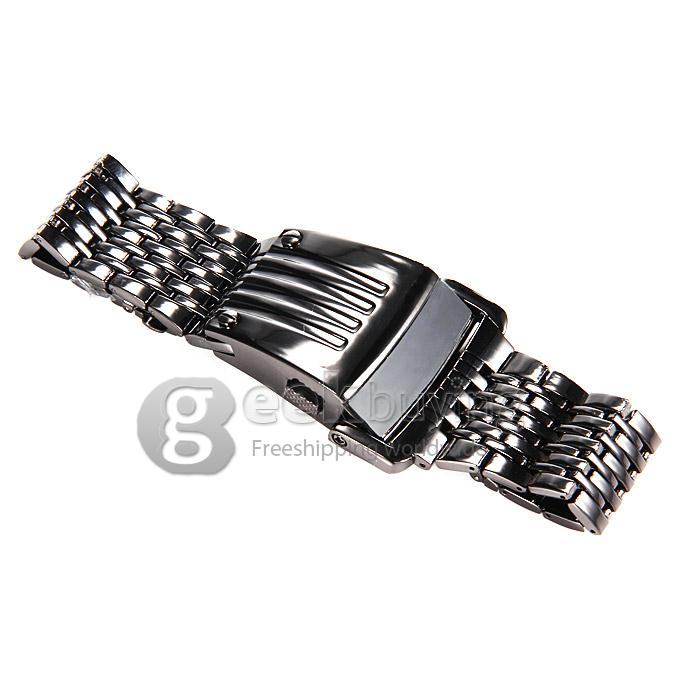 Iron Man Digital LED Steel Band Digital Quartz Wrist Watch for Man