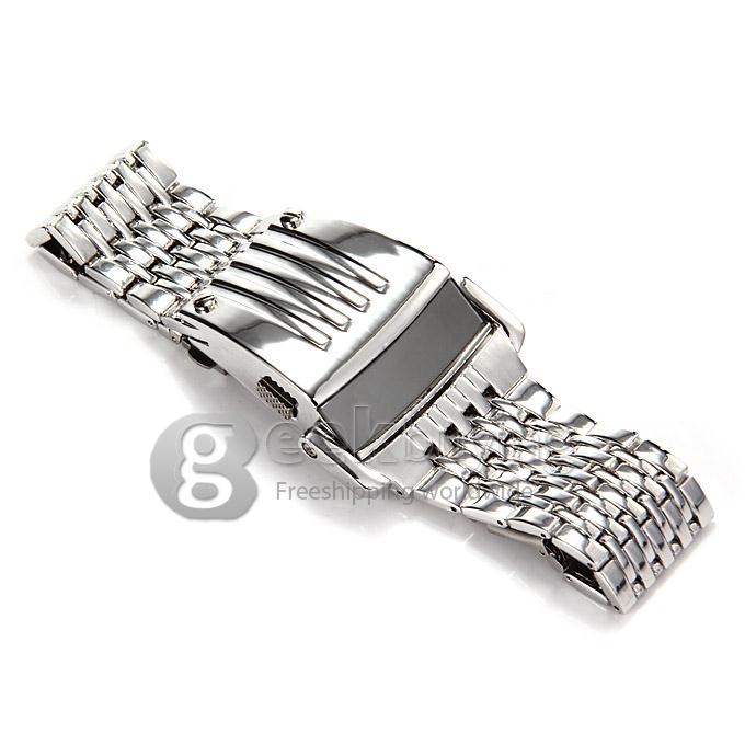 Iron Man Digital LED Steel Band Digital Quartz Wrist Watch for Man