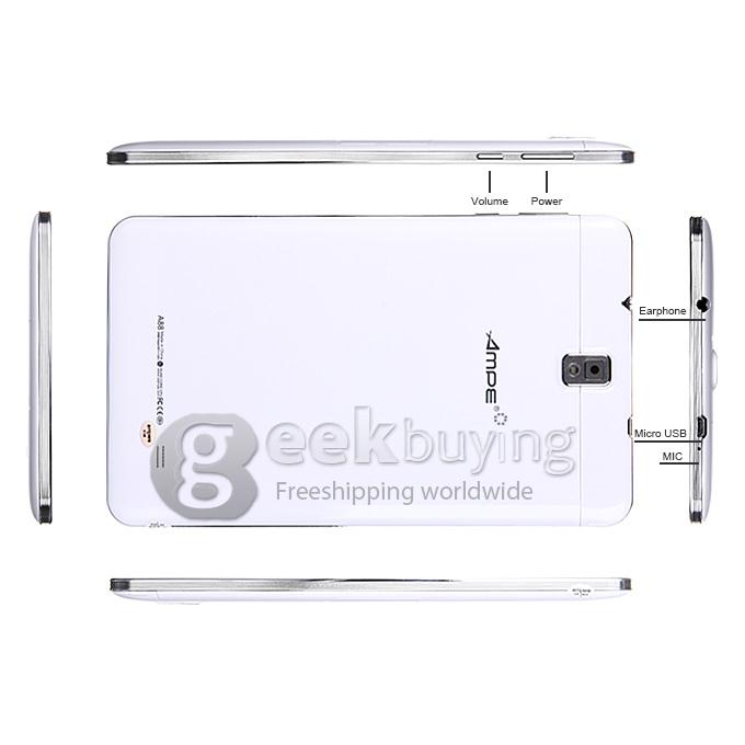 Ampe A88 3G Phone Call Tablet PC 8.0 Inch Quad Core Android 4.4