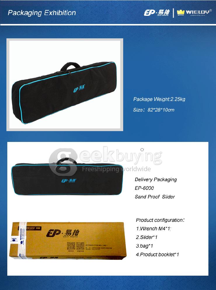 WIELDY Mini Carbon Fiber Rods Light 80cm Linear Camera Slider