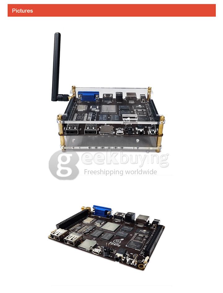 Firefly RK3288 Cortex-A17 Processor Development Board 4G/32G