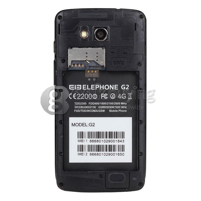 Elephone G2 4.5inch FDD-LTE 4G Android 5.0 Phone MTK6732 1GB 8GB