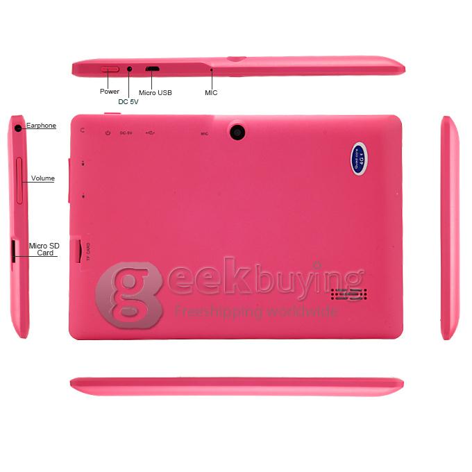 Q88 Plus 7 inch ALLWINNER A33 Quad Core 1.5GHZ Tablet PC