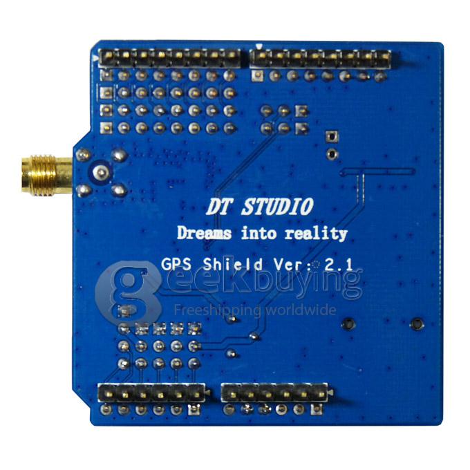 High Receive Sensitivity GPS Shield with Micro SD for Arduino