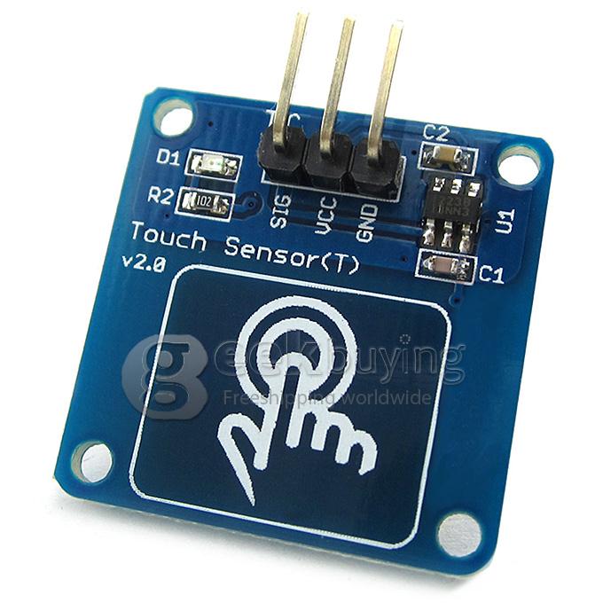 Digital Capacitive Touch Sensor Switch Module Toggle Mode For Rpi Arduino Mega260 Stm32