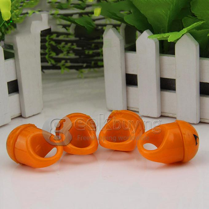 Halloween Tricky Props Soft Flashing Light Finger Ring