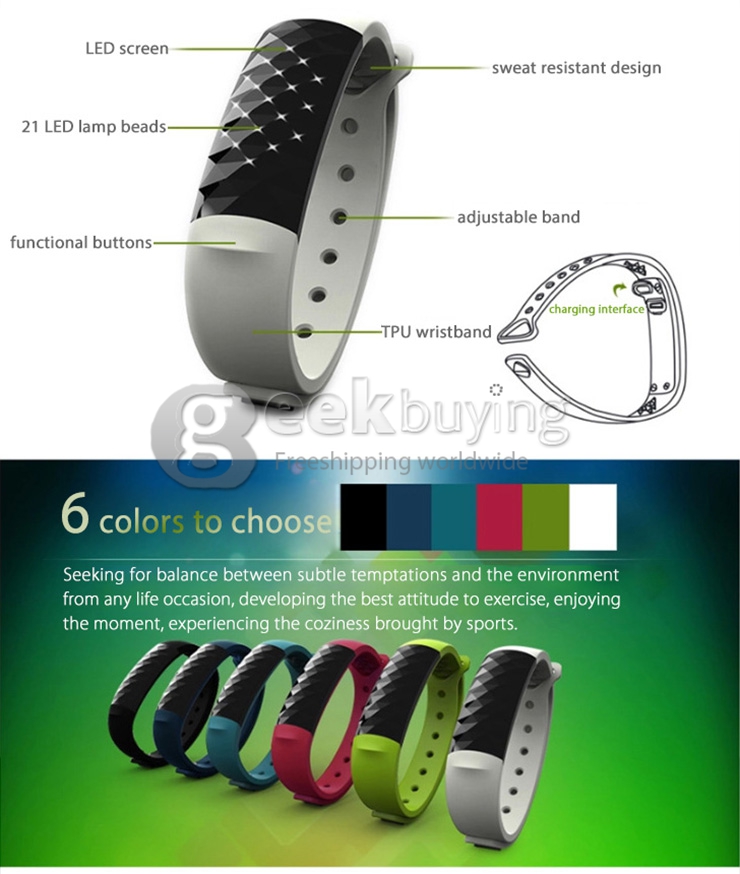 Original OAXIS Star.21 Smart Bracelet