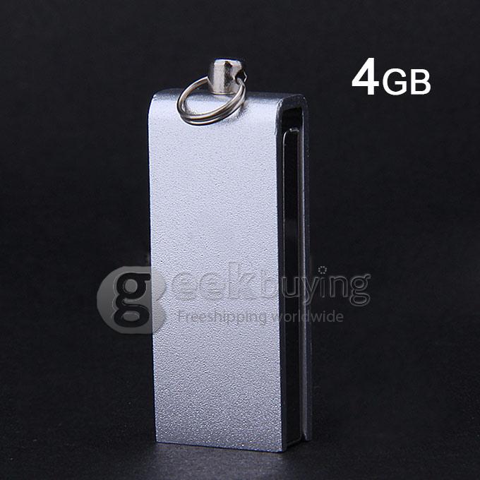 4GB Aluminum Alloy Revolving U Disk