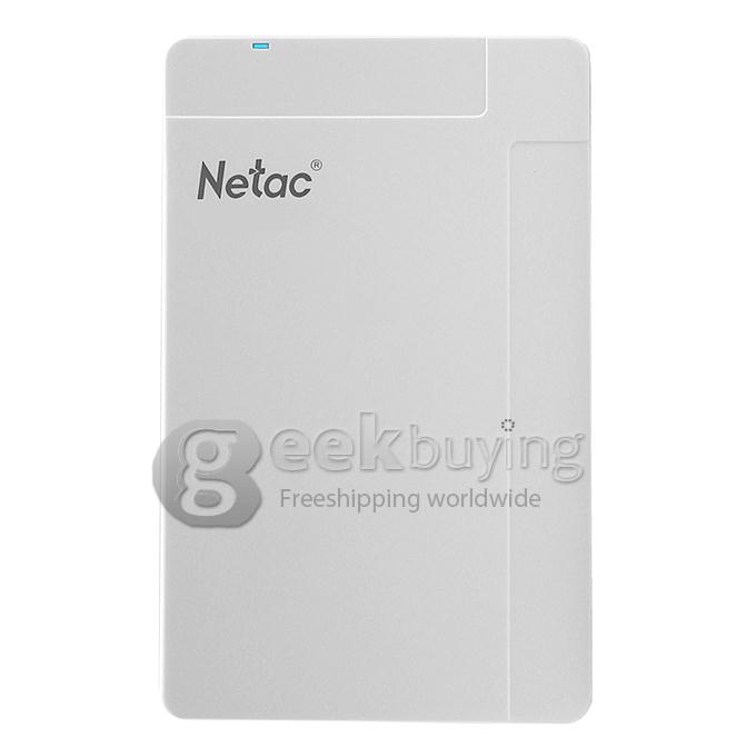 Netac LangKe K218 500GB USB 3.0 Disco duro móvil con carcasa esmerilada - Blanco