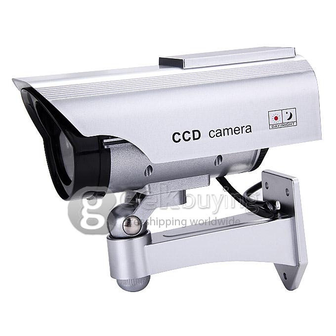 Dummy Solar & Batteries Powered CCD Security Cameras