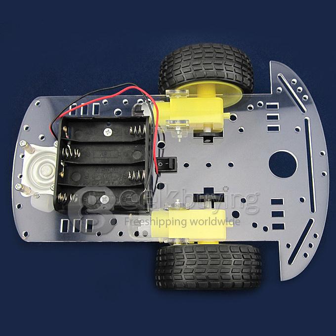 2WD Smart Car Chassis w/Motors/Wheels Kit