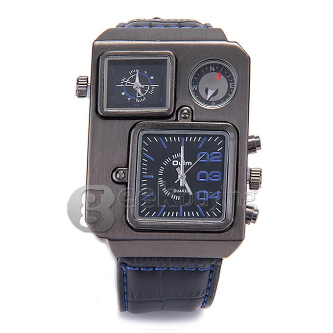 Oulm 9941 Fashion Men Military Quartz Wristwatch Sports Watch With ...