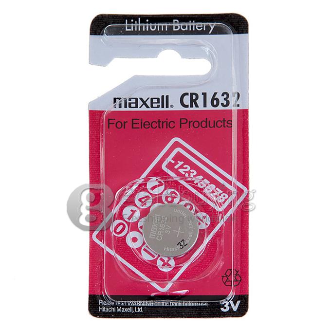 Maxell CR1632 220mAh 3V Lithium Battery with Button Design