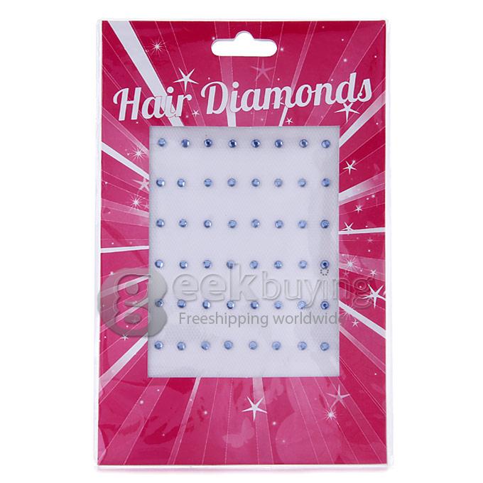 Rhinestone Diamond Hair Extension Gem Crystals for Girls