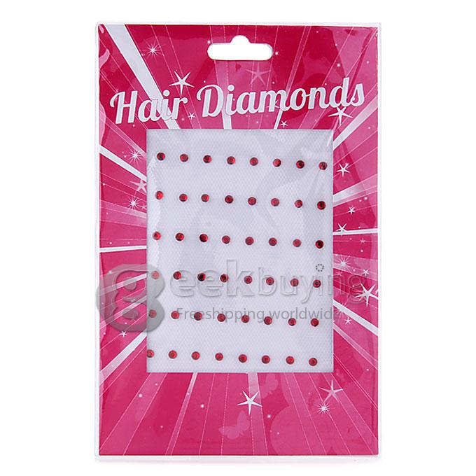 Rhinestone Diamond Hair Extension Gem Crystals for Girls