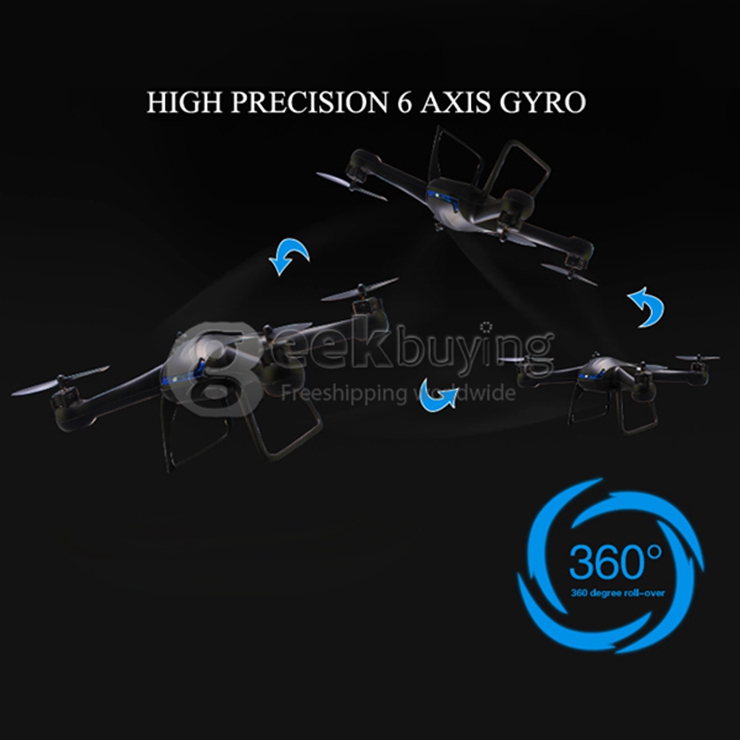 DM007 4CH RC Quadcopter 5.0MP HD Camera 2.4GHz 6 Axis Gyro