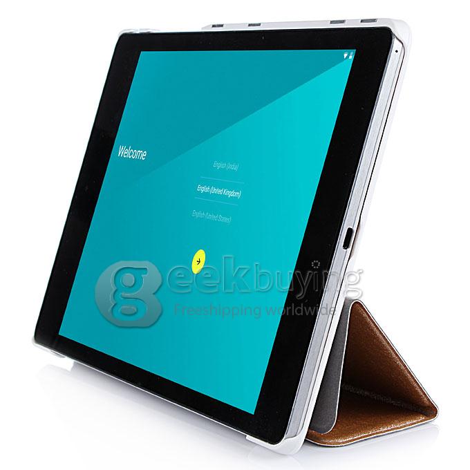 Foldable PU Leather Case Cover For Google Asus Nexus 9 Tablet PC - Golden