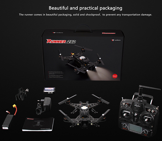Walkera Runner 250 RC Racing Quadcopter HD Cam FPV