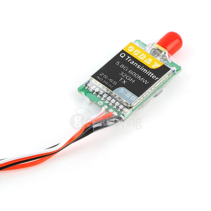 Q Transmitter 5.8G FPV Mini Transmitter 600MW 32CH Image Transmission