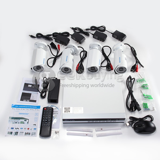Sinocam 4CH Wifi H.264 P2P NVR Kit
