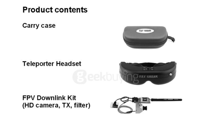 Fatshark Teleporter V3 FPV System With Pilot HD Camera