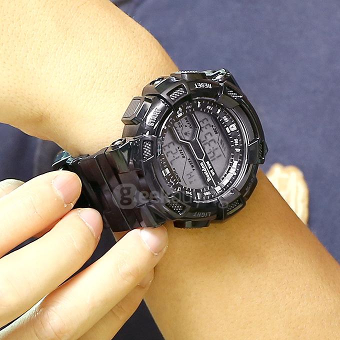 Men LED Backlight Electronic Sports Watch