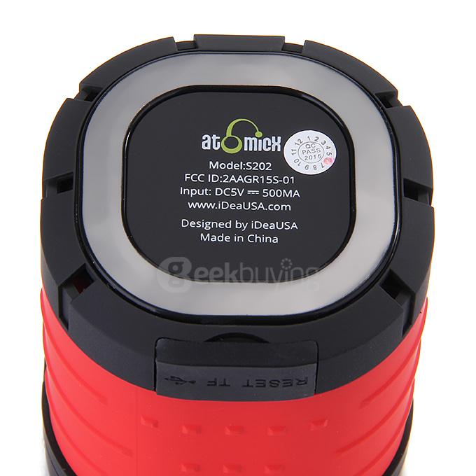 AtomicX S202 Mini Wireless Bluetooth Speaker BT4.0 Stereo Subwoofer