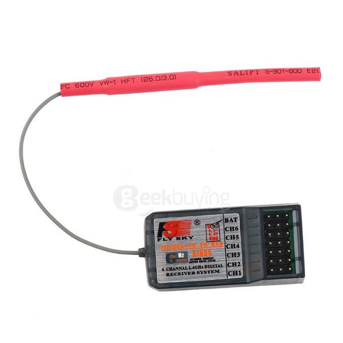 FS-R6B FlySky 2.4Ghz 6CH Receiver For RC FS-CT6B TH9X