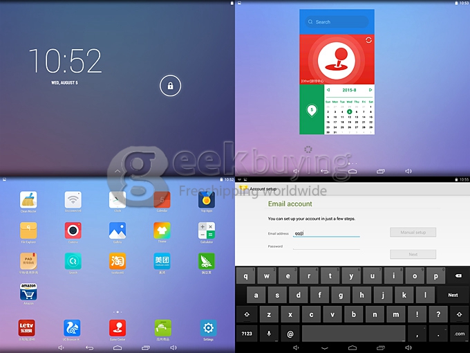 Onda V989 Air Android 4.4 Allwinner A83T Octa Core 2.0GHz