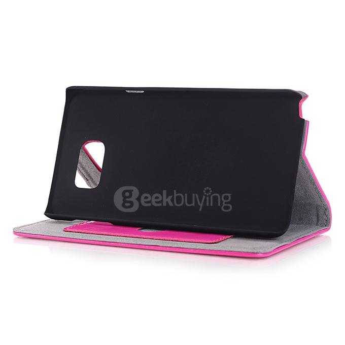 Protective Leather Case With Holder For Samsung Galaxy Note 5