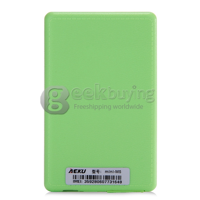 AEKU M5 4.5mm Thin 1.0 inch Mini Pocket Card Cell Phones Bluetooth