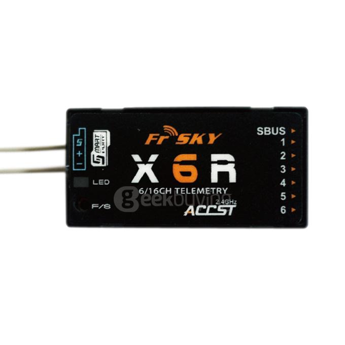 FrSky X6R 2.4G ACCST X6R 6/16CH Full Duplex Telemetry Receiver