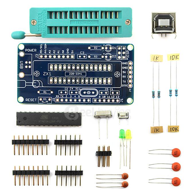 Uno R3 Atmega328p Development Board Diy Soldering Parts W Soldering
