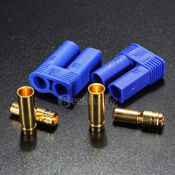 Amass EC5 5mm Bullet Connector Male + Female Plugs 1 Pair