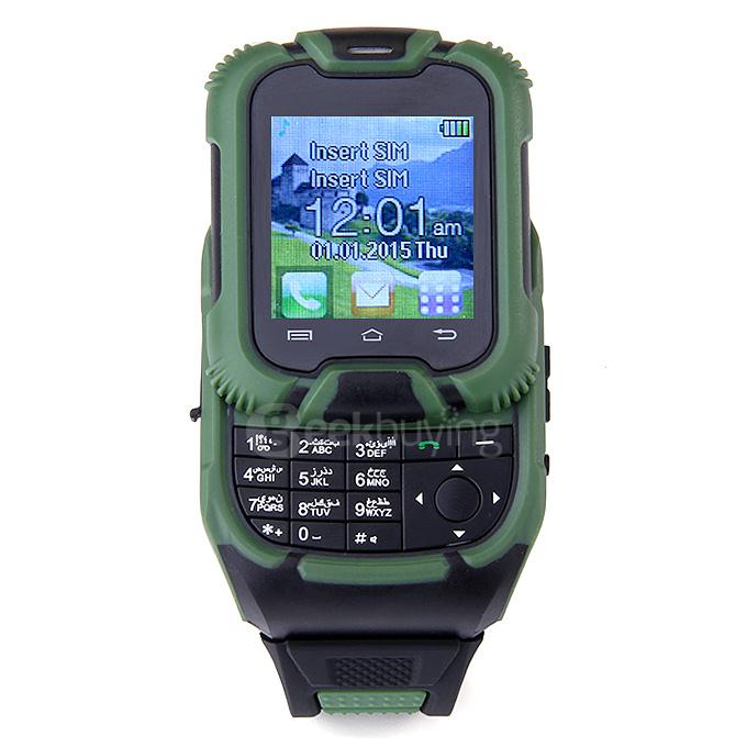 KEN XIN DA W10 1.44" TFT Bluetooth 3.0 Slide-out Watch Phone