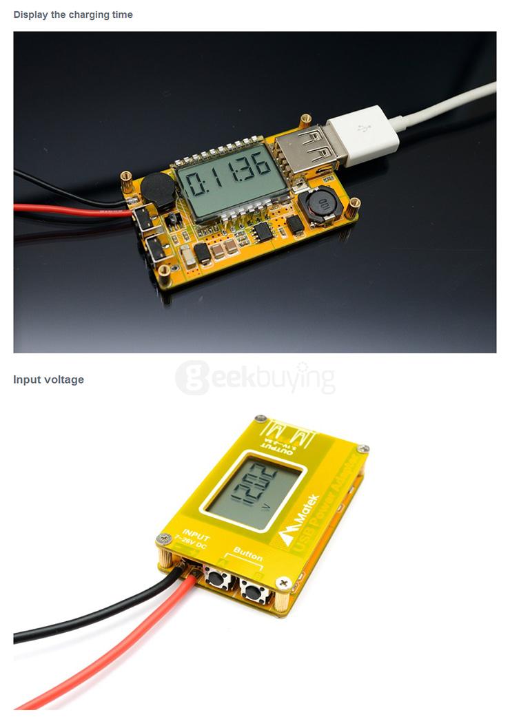 Matek DC-DC Converter USB Charger Adapter Battery Converter