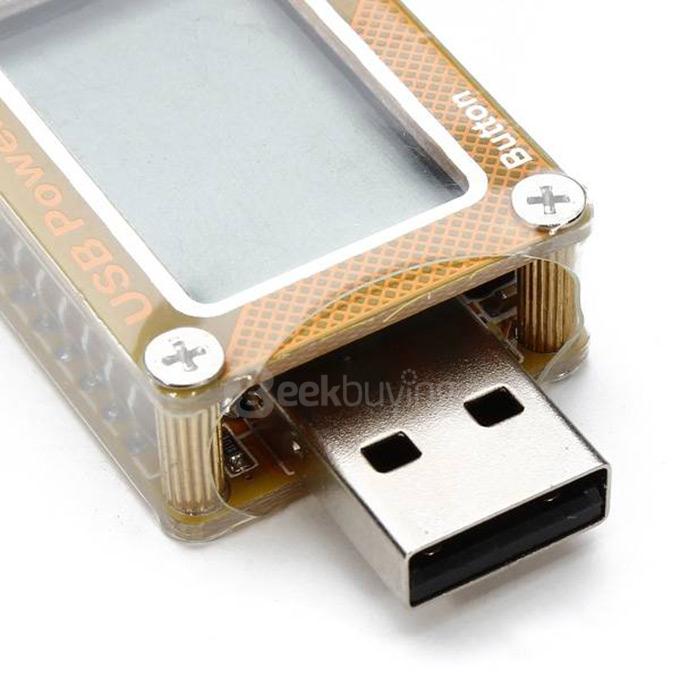 Matek USB LCD Display Voltmeter Ampere Meter Power Capacity Tester