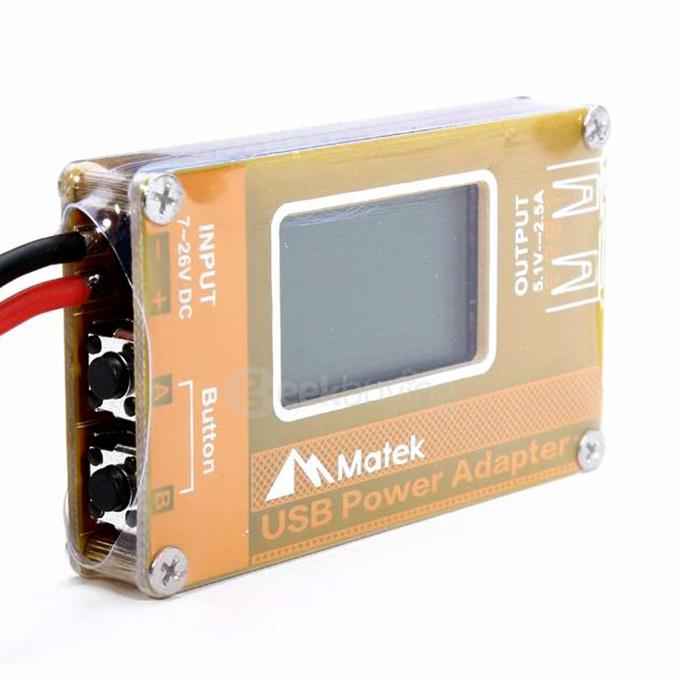 Matek DC-DC Converter USB Charger Adapter Battery Converter