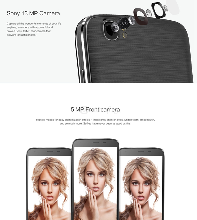 HOMTOM HT6 5.5inch 4G MT6735 6250mAh Android 5.1 Smartphone